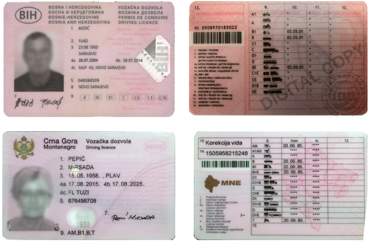 English to Bosnian International Driver’s License Translation Services ...