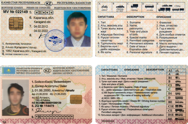 English to Kazakh International Driver’s License Translation Services ...