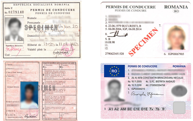 Traducción de Licencia de Conducir Internacional de español a rumano ...